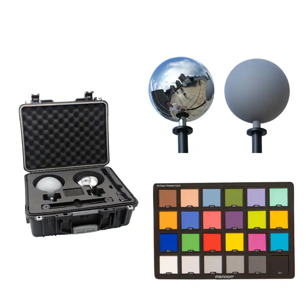 RefBall 12.6cm hdri VFX ball chrome grey ball kit – VFX Ball Store