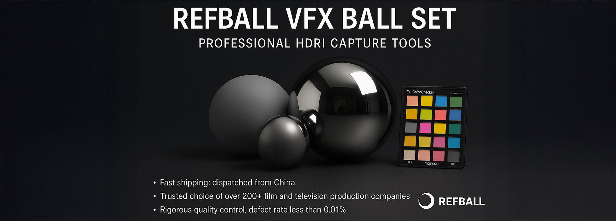 How to Shoot HDRI Chrome Balls for VFX Lighting – RefBall Studio – VFX ...
